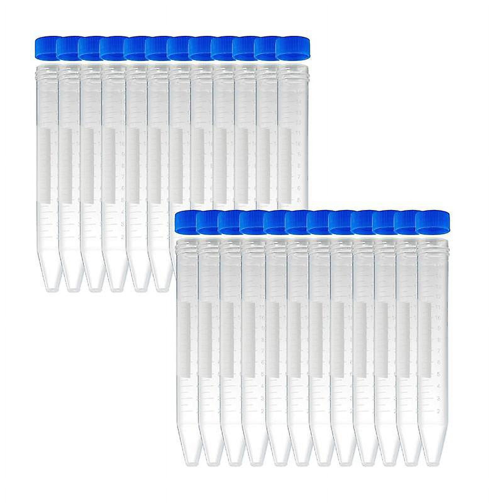 Conical Centrifuge Tubes 15ML, 100 Pcs Sterile Plastic Test Tubes with ...