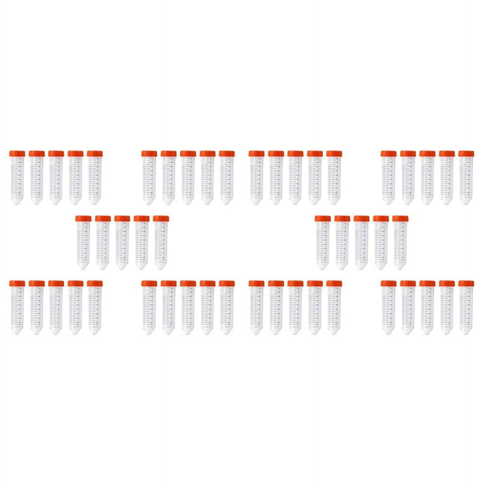 Conical Centrifuge Tubes 50Ml, 50 Pcs, Sterile Test Tubes with Screw ...