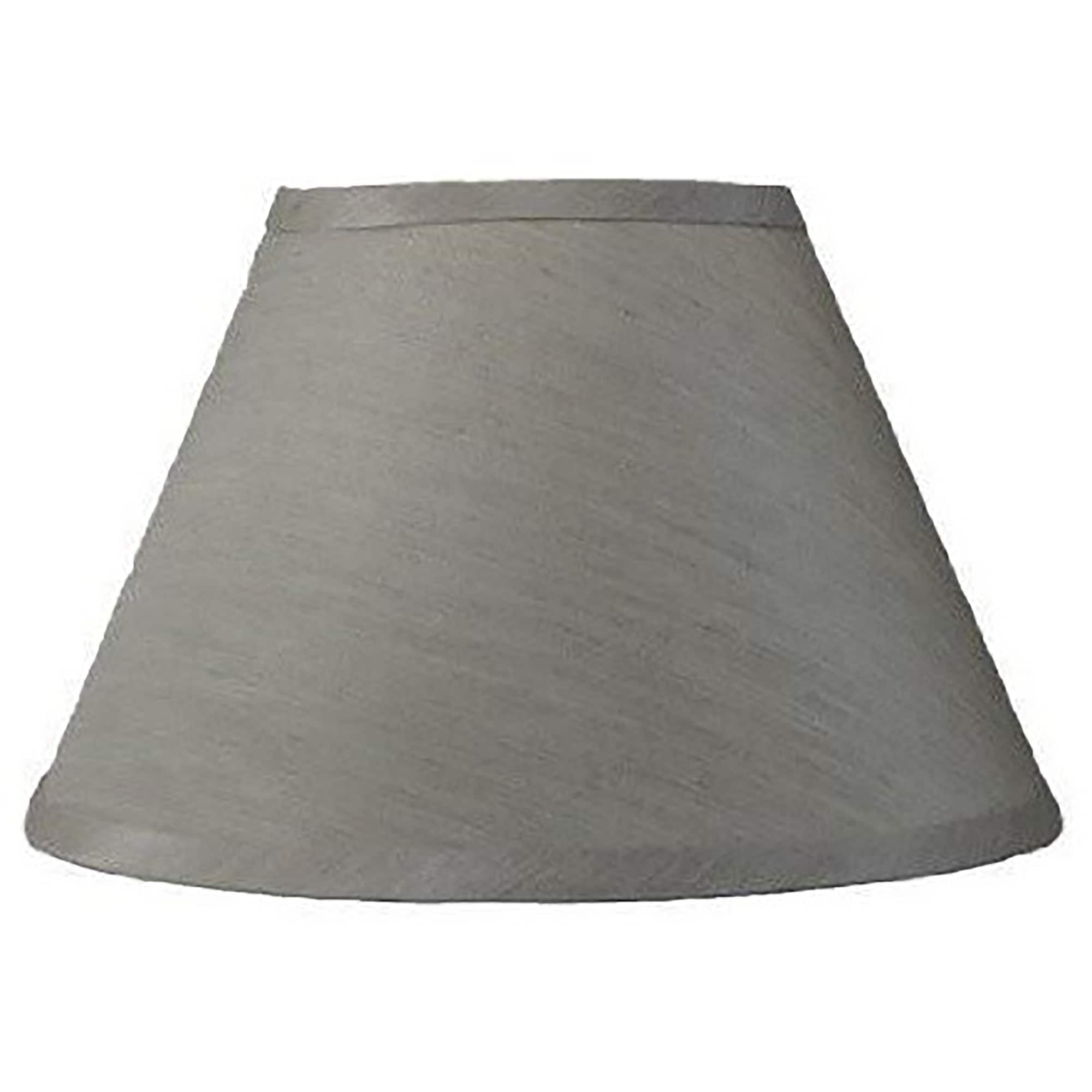 Conical Lamp Shade,Faux Silk, 8" Top, 16" Bottom, 10" Slant Champagne 7 ...