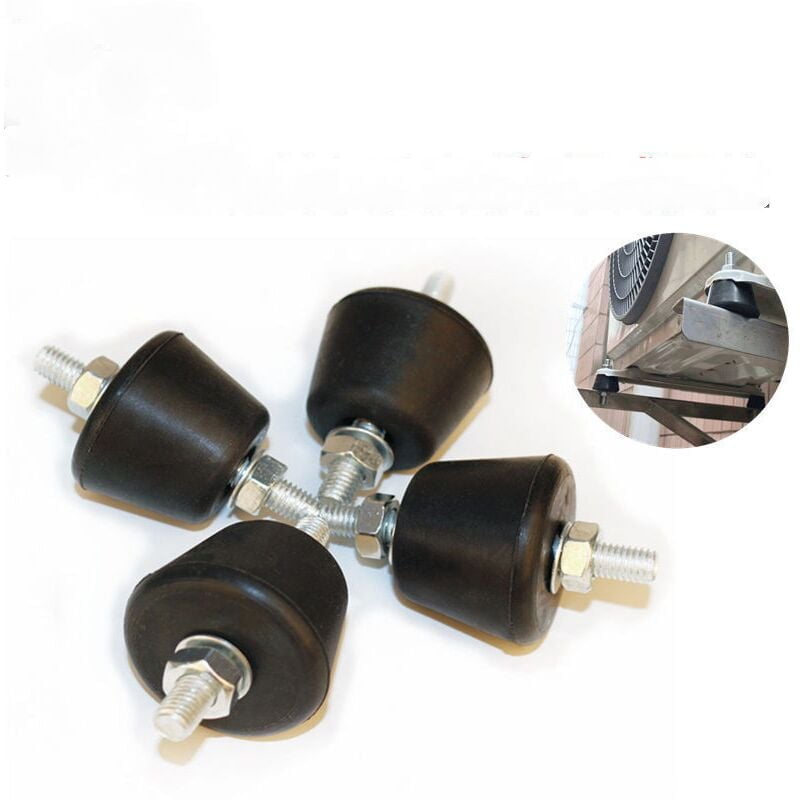 Conical Silent Block M8 | Anti-Vibration Feet Set of 4 | Wall Mount for ...