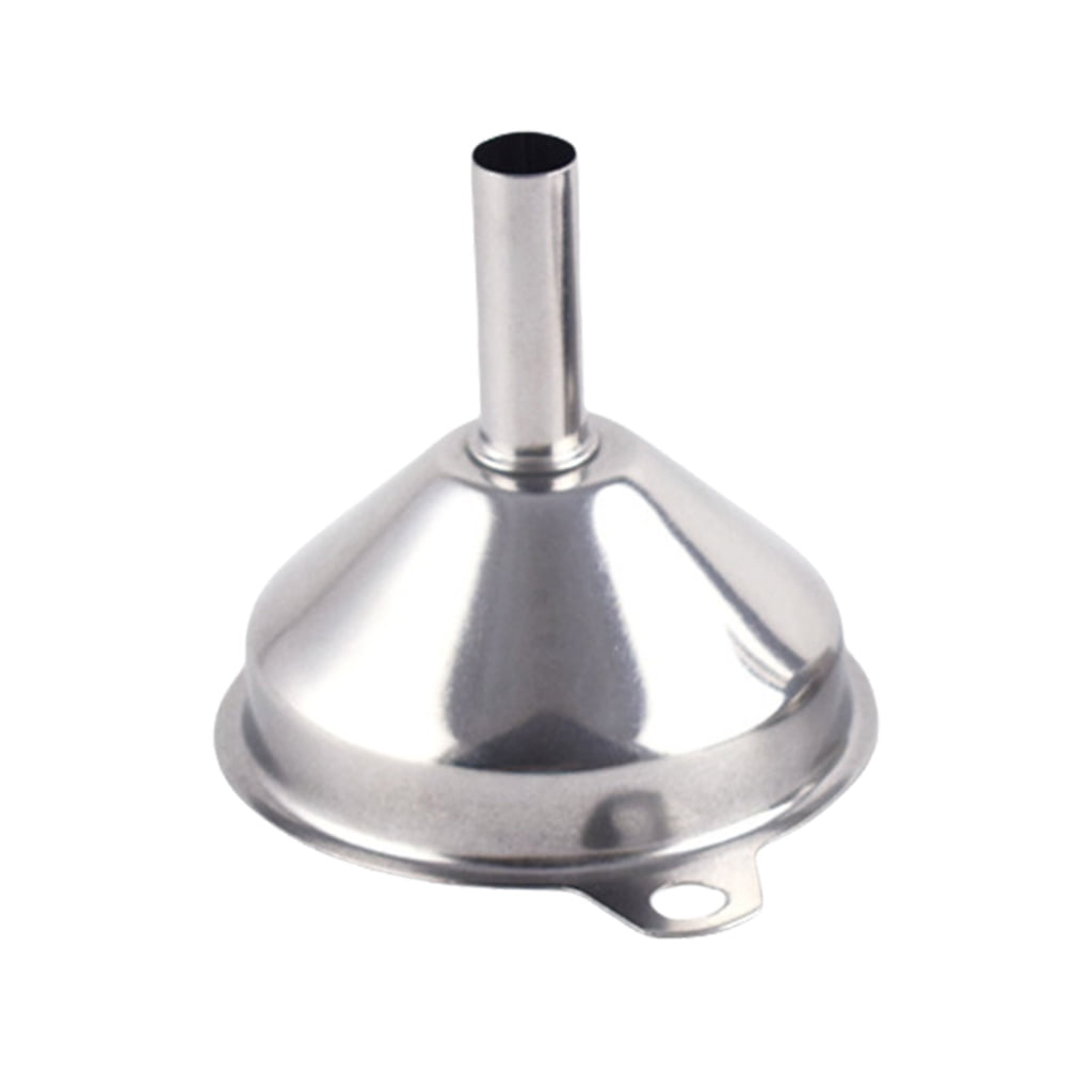 Conical Stainless Steel Funnel with Hanging Hole Efficient Wide Mouth ...