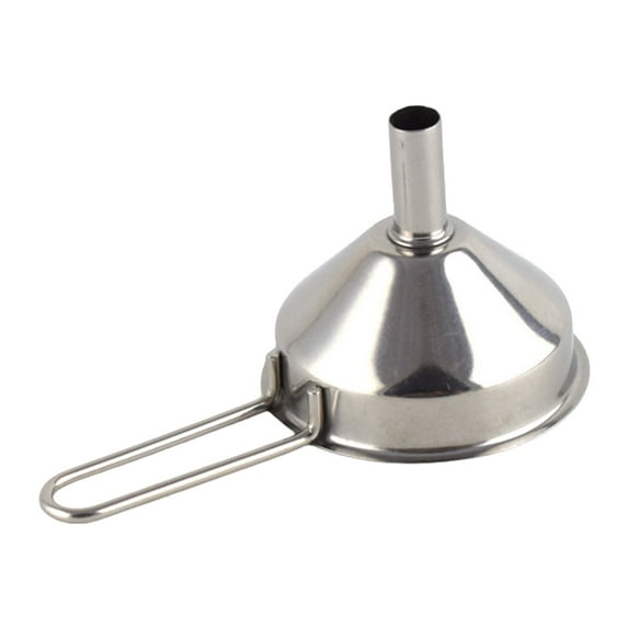 Conical Stainless Steel Funnel with Hanging Hole Efficient Wide Mouth ...