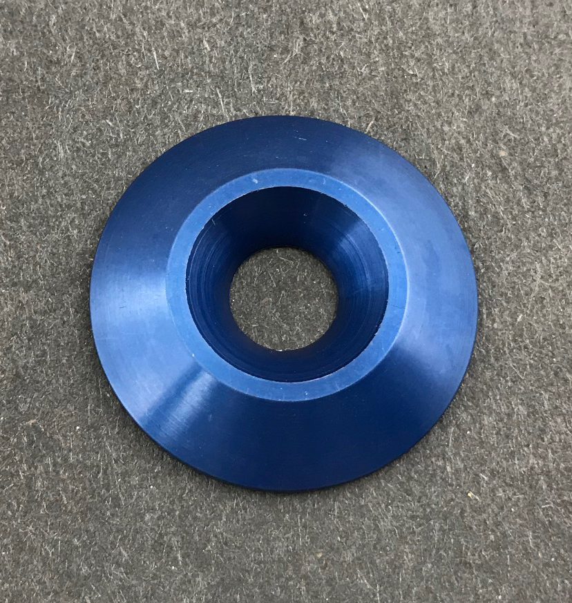Conical Washer for 8mm or 5/16" Hardware (blue) - Go Kart - Mini Bike ...