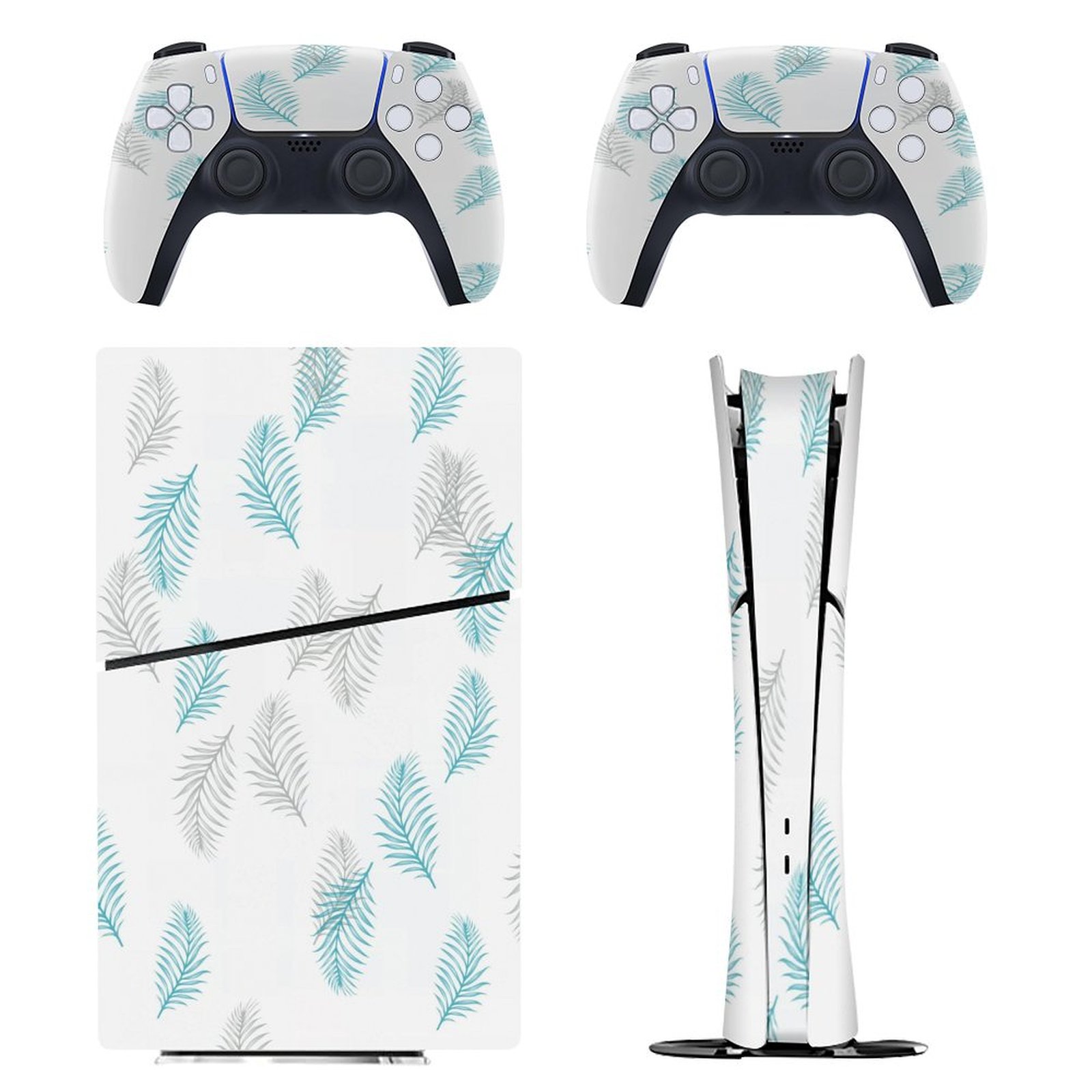 Coniferous, Blue PS5/PS5 Slim Digital Disc Skin Sticker For Console And ...