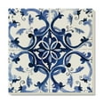 Conimar Tuscan Stoneware with Cork Bottom Coaster, in Blue and White, 4 ...