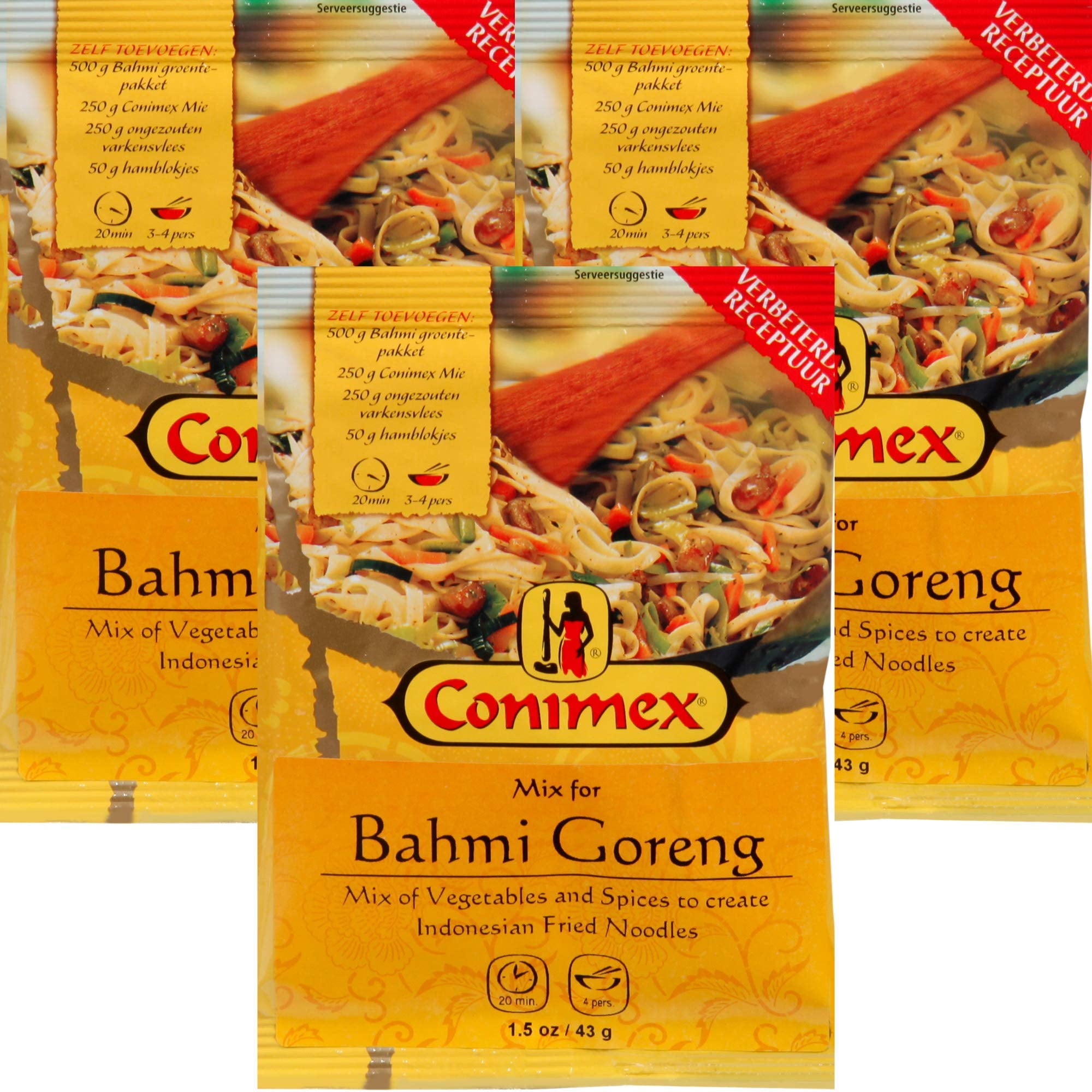 Conimex Bahmi Goreng Mix VTF5 - (3-Pack) - Indonesian Fried Noodles ...