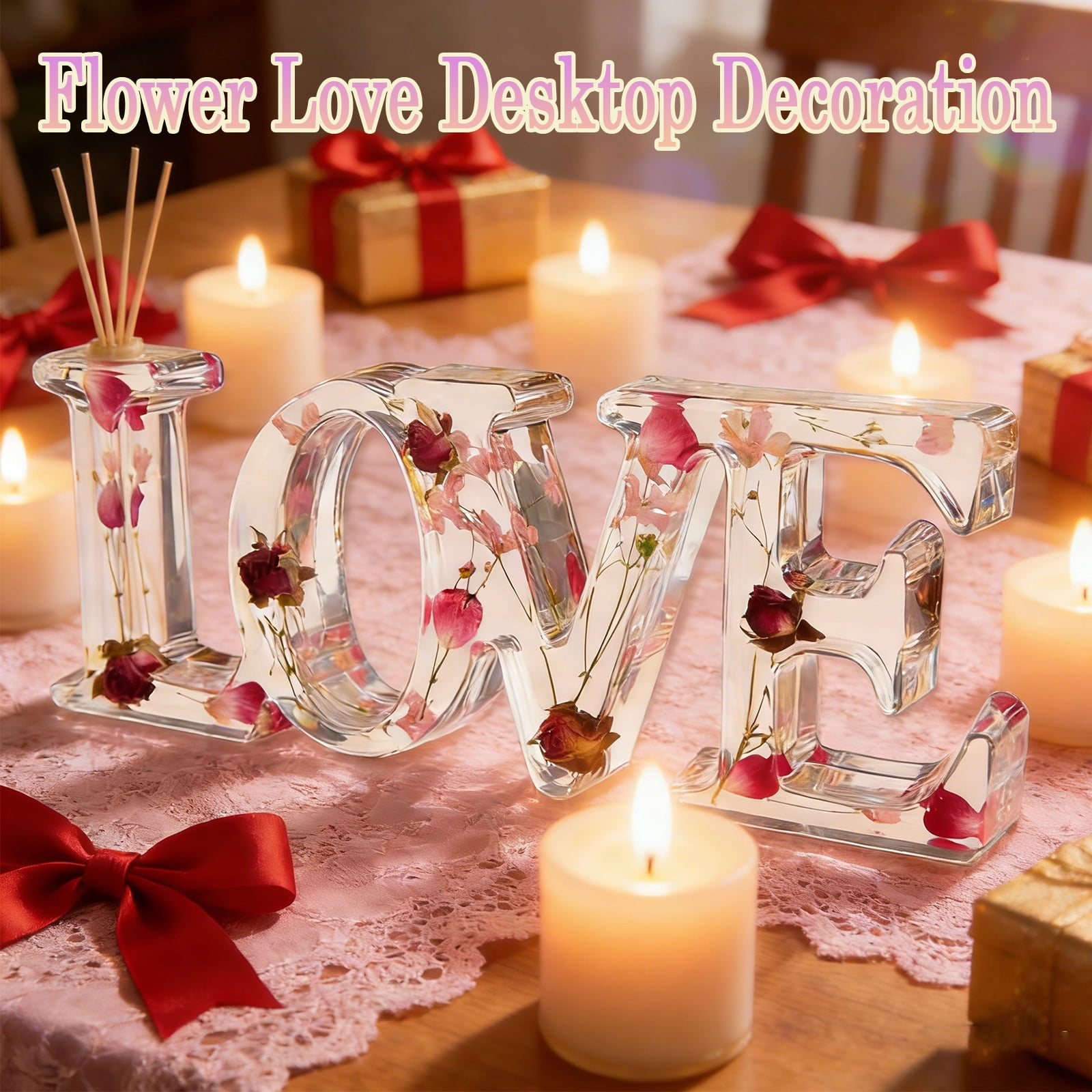 Conjoined Letter Lights Party Decorations, Romantic LOVE Marquee ...