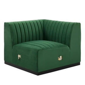 Conjure Channel Tufted Performance Velvet Armless Chair-EEI-5504-GLD ...
