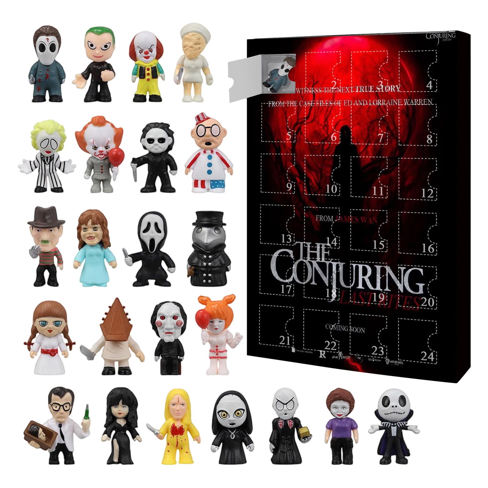 The Conjuring Halloween Advent Calendar, 24 Pcs Classic Horror ...