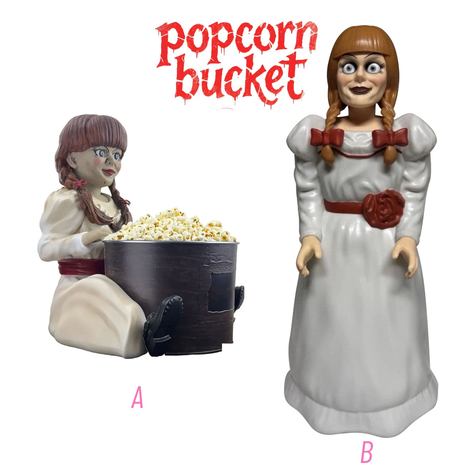 The Conjuring Last Rites Annabelle Popcorn Bucket 9.8", Horror Movie ...