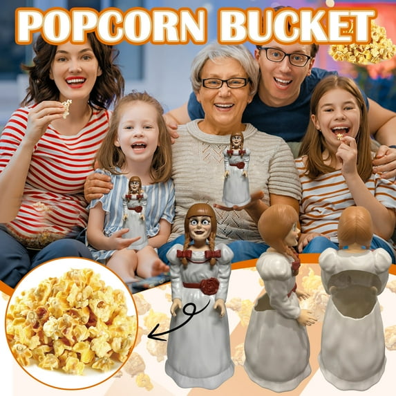 Conjuring Last Rites Annabelle Popcorn Bucket Candy Bowls Creepy Horror ...