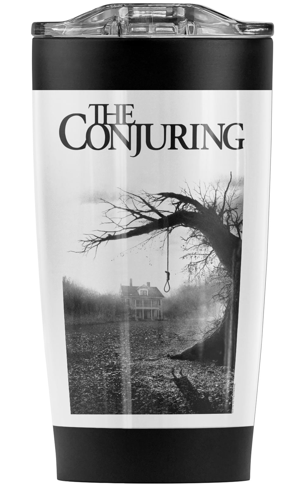 The Conjuring Poster Black & White Stainless Steel Tumbler 20 oz Coffee ...