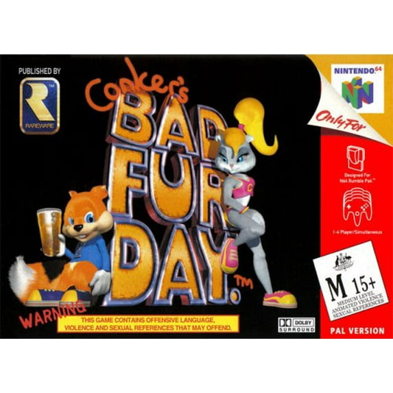 Conkers Bad Fur Day [Nintendo 64] - Walmart.com