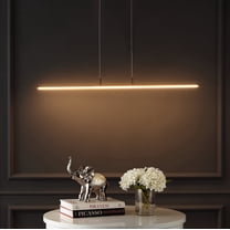 JONATHAN Y Brice 35" Modern Contemporary Metal Round Dimmable ...