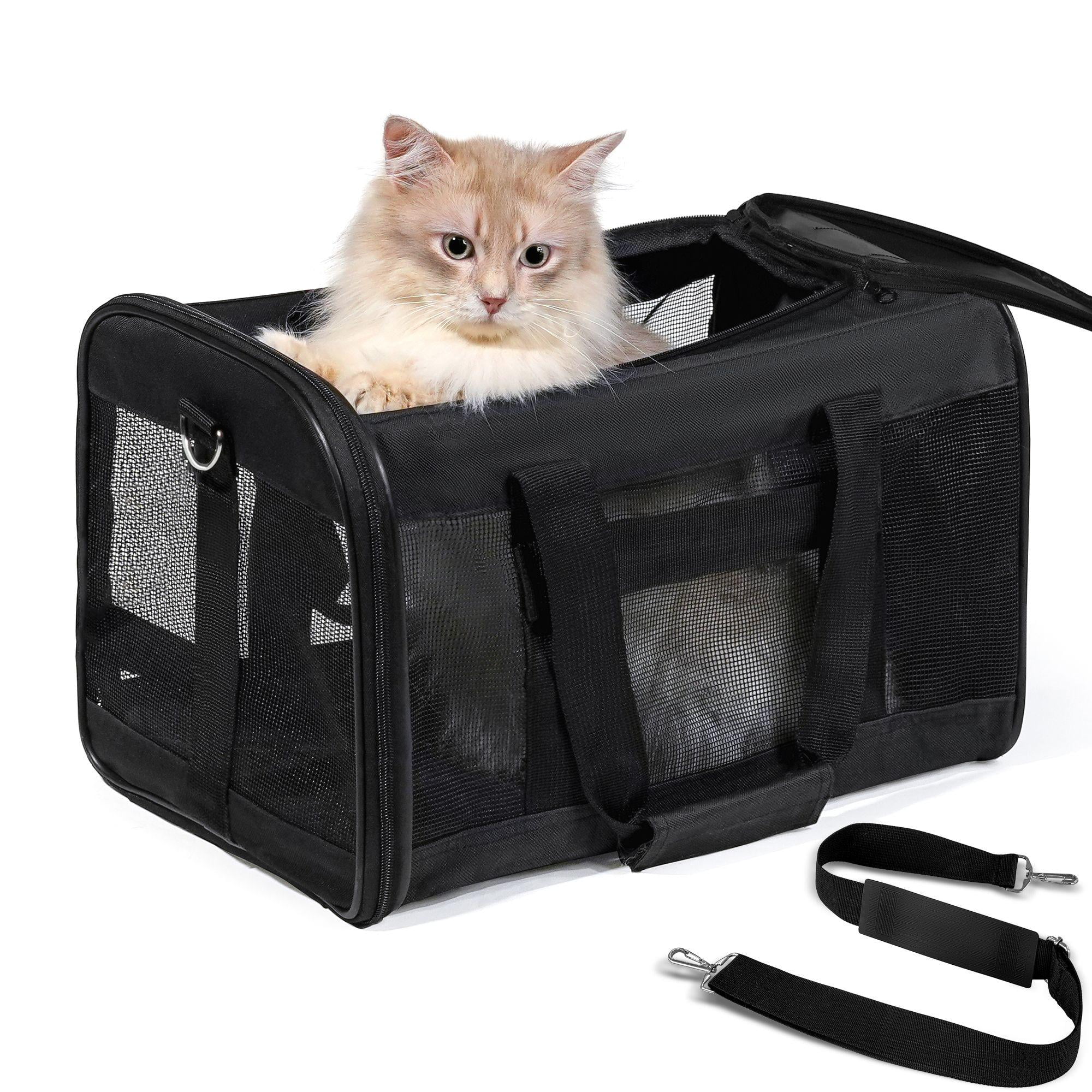 Conlun Airline Approved Pet Carrier - Foldable, Soft-Sided, Safety ...