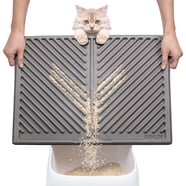 Pet Champion, 2-Layer Sifting Cat Litter Mat, Black - Walmart.com