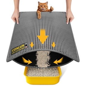 Conlun, Cat Litter Mat, 22" x 16", Waterproof & Urine Resistant ...