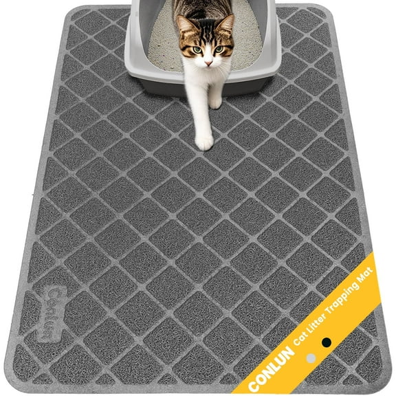 Catit Litter Pan Mat, Grey - Walmart.com