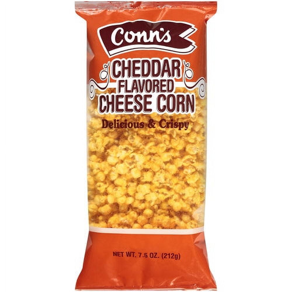 Conn's Cheddar Flavored Cheese Corn Bag Vegan, 7.5oz - Walmart.com
