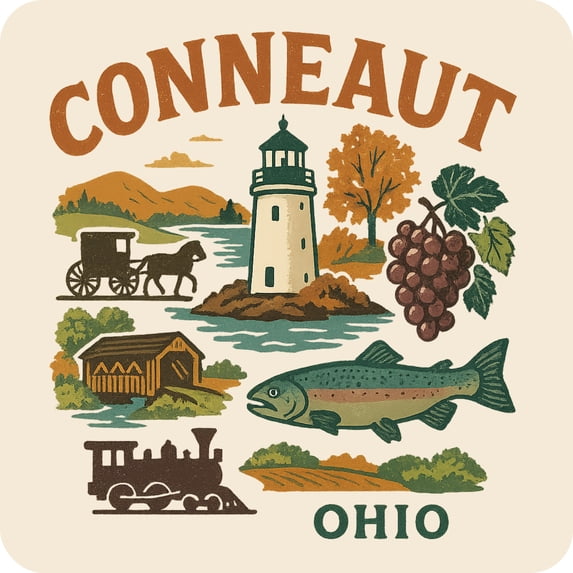 Conneaut Ohio Keepsakes Souvenir Vinyl Sticker – Destination Travel ...