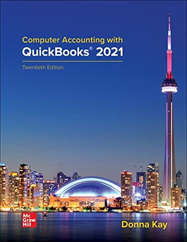 Connect Access Code for Computer Accounting with QuickBooks 2021 20th ...
