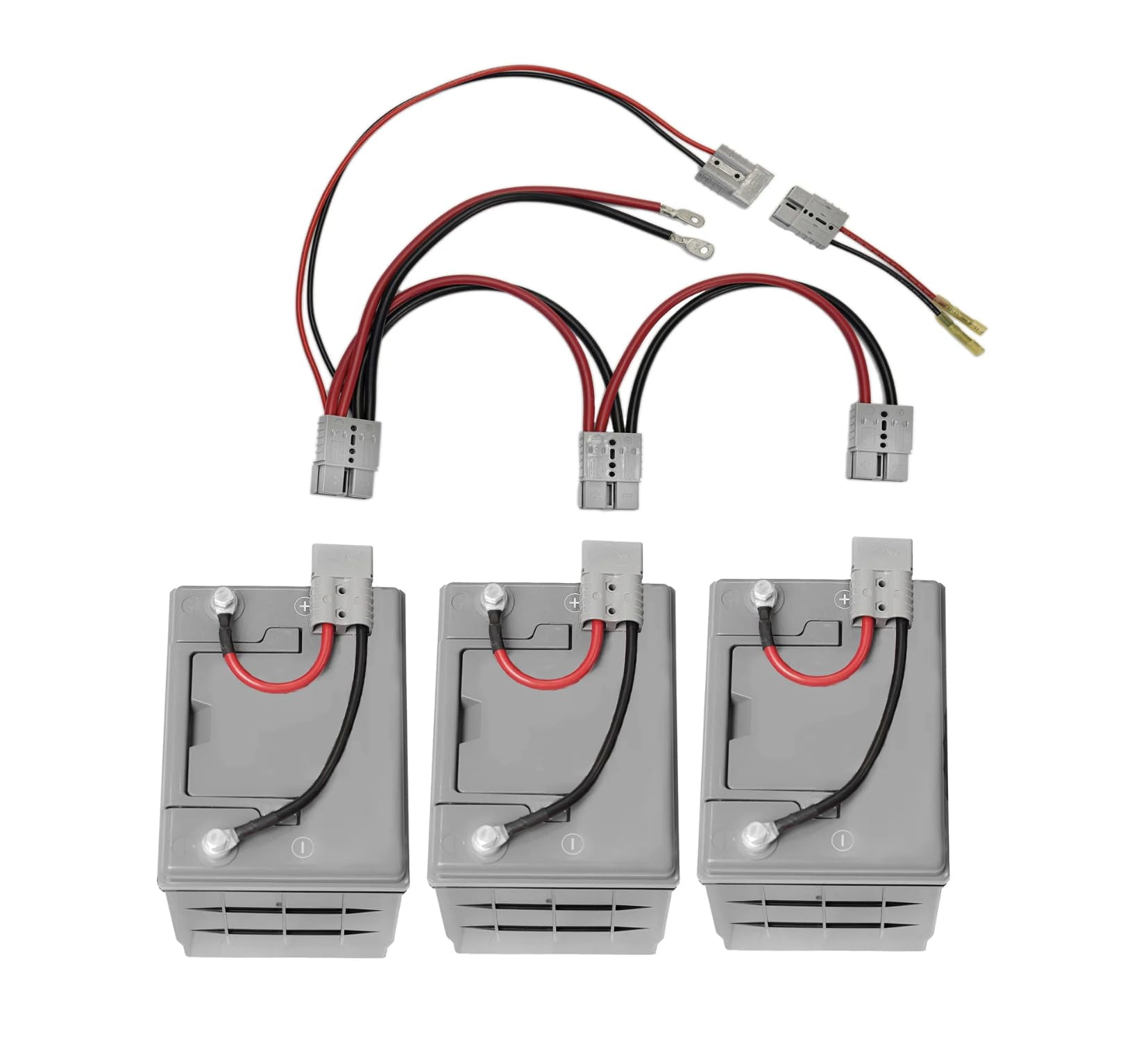 Connect-Ease - (3) 12V Battery Parallel Quick Connect System w/Solar ...