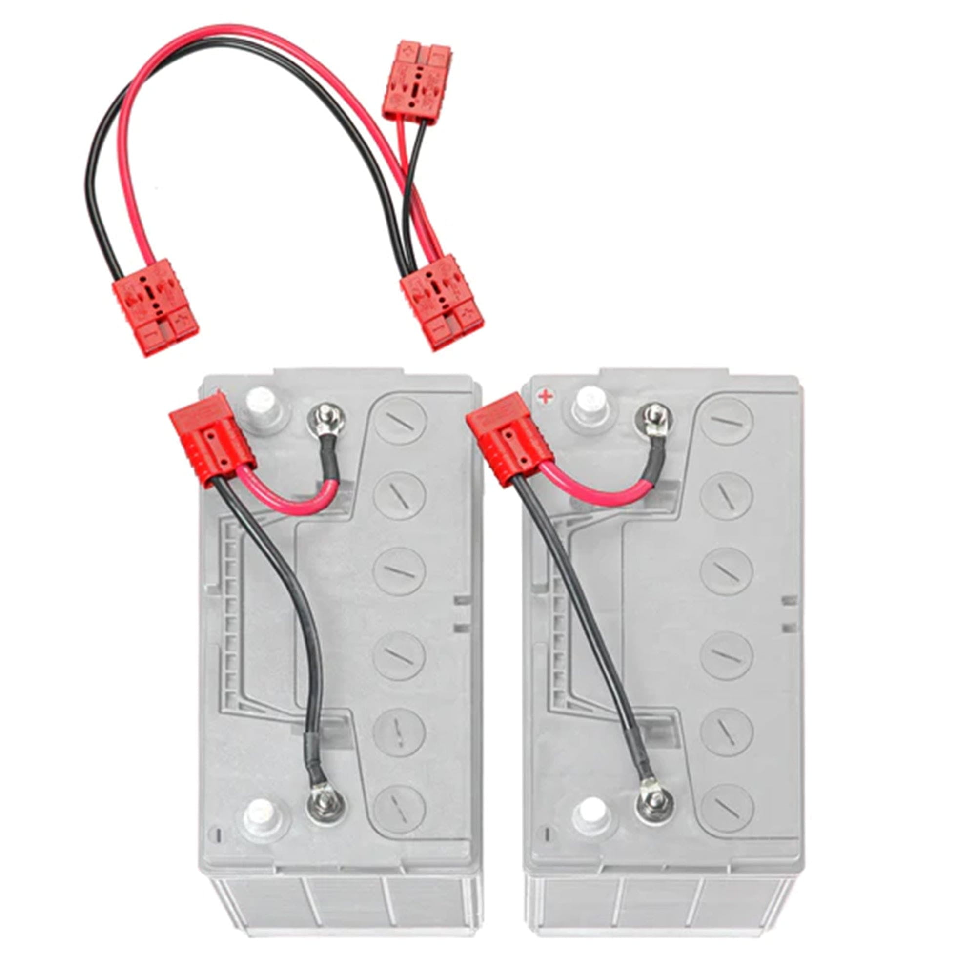 Connect-Ease 12V Dual Parallel Battery Connection Kit with Charger and ...