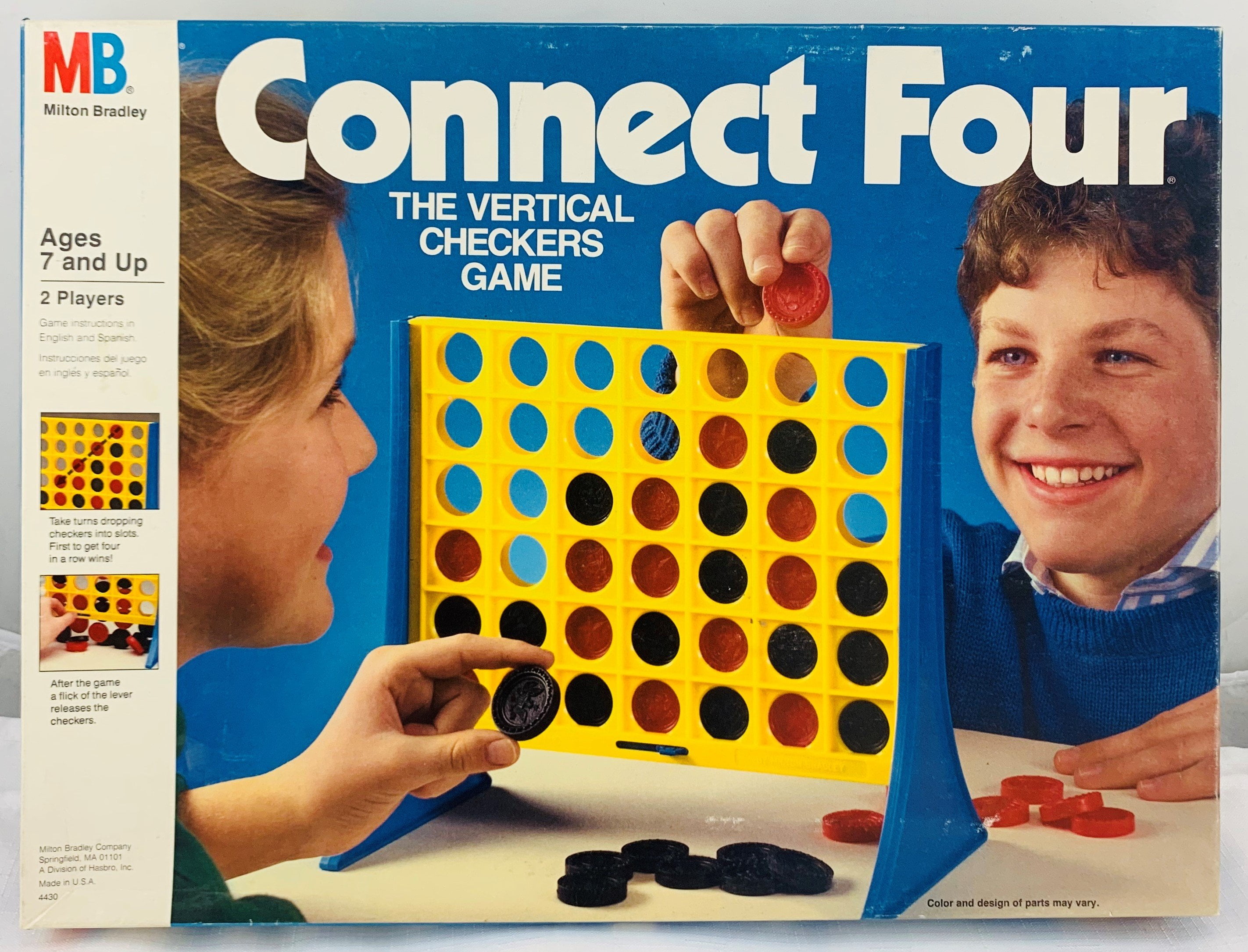 Connect Four Game - 1986 - Milton Bradley - Great Condition - Walmart.com