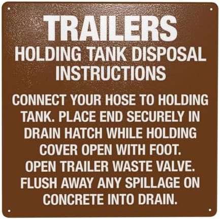 Connect Hose To Holding Tank Place End In Drain Open Waste Valve And ...