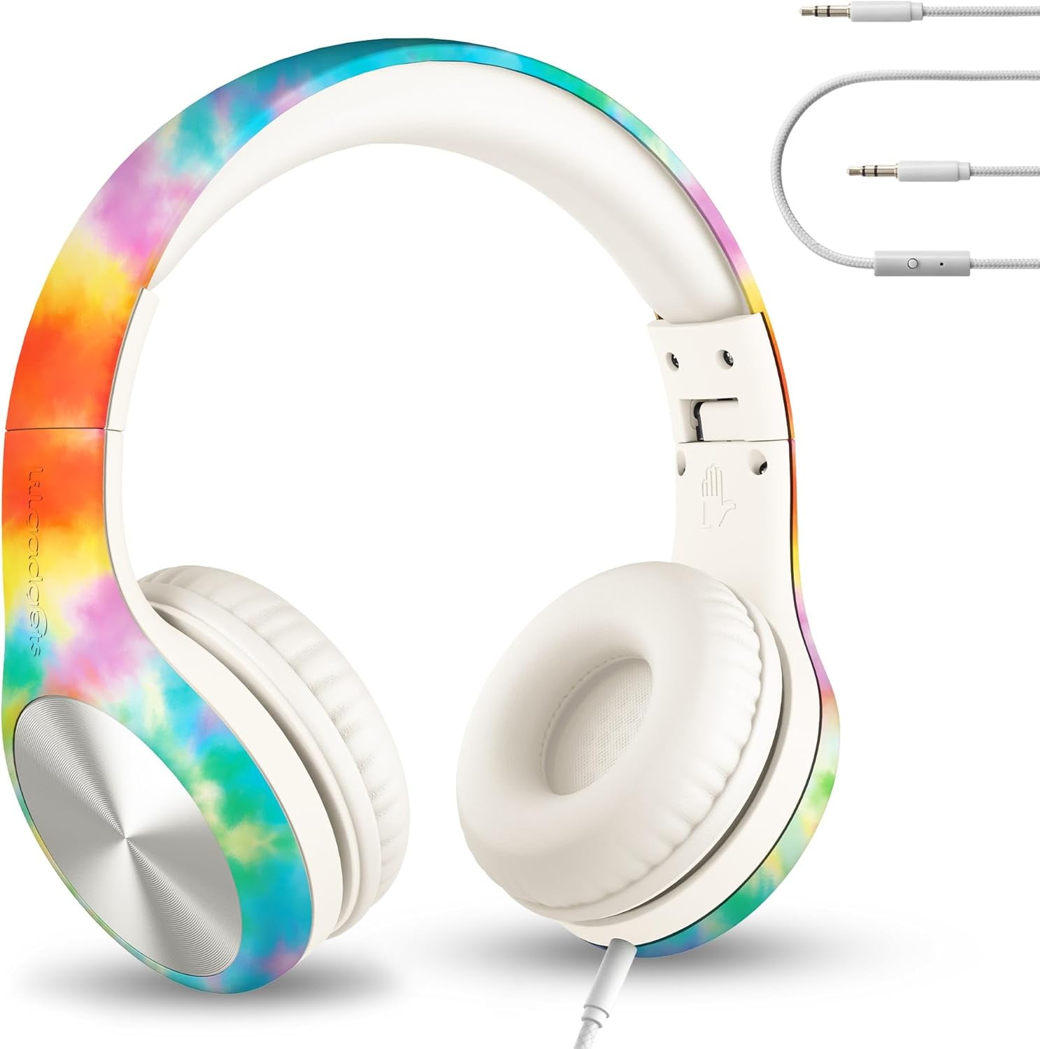 Connect+ Pro Wired Kids Headphones for School with Mic, Volume Limit ...