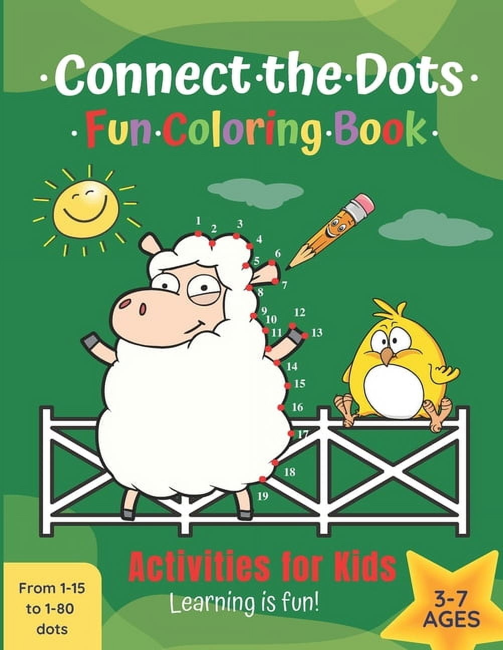 Connect the Dots Fun Coloring Book: Activities for Kids (Paperback ...