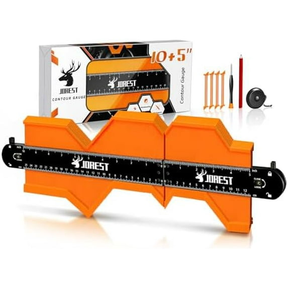 Connectable Contour Gauge (10+5 Inch), Gifts Ideas for Men Dad Handyman ...