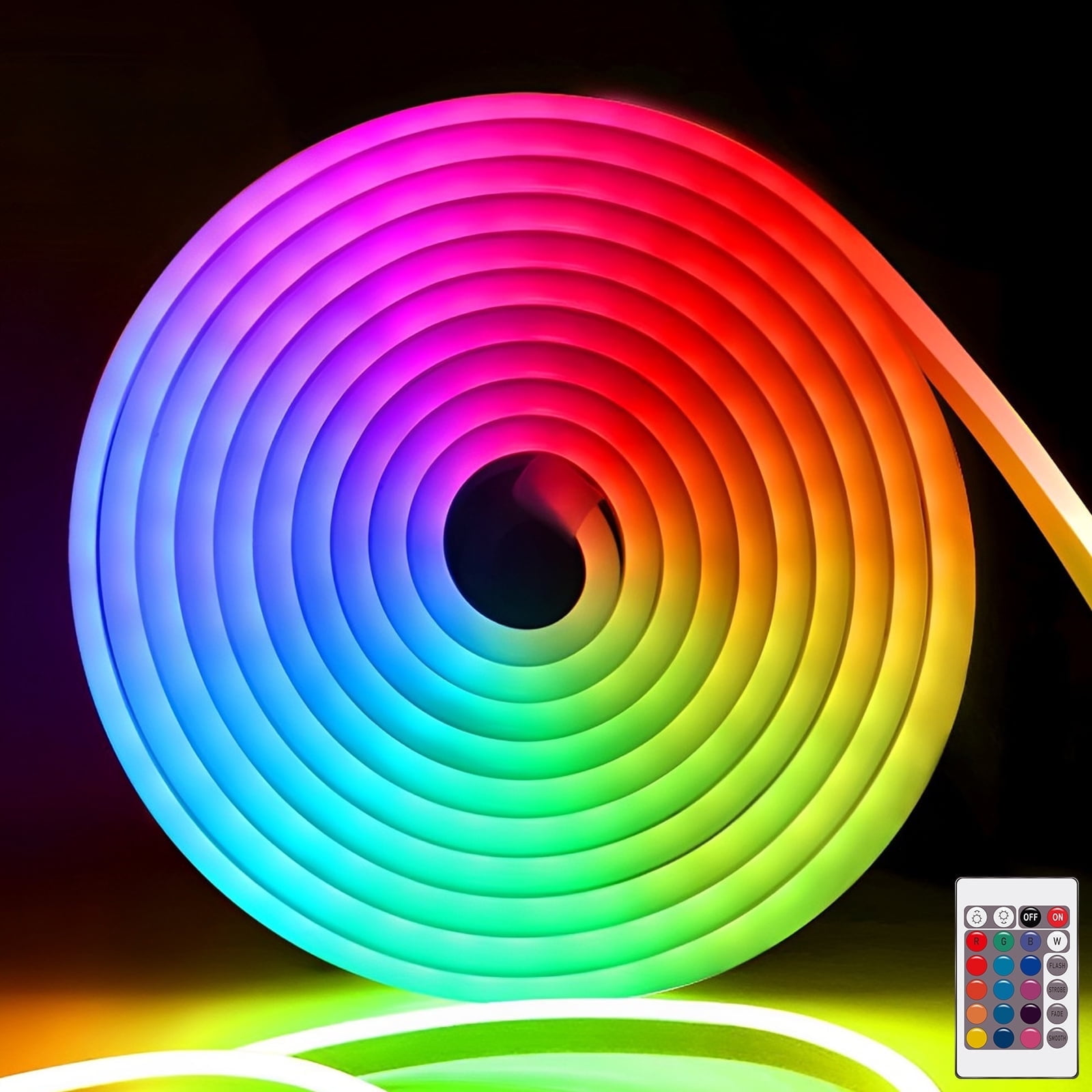 Connectable LED Neon Rope Lights - Premium 72LEDs/M SMD5050 LED ...