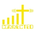 Connected Cross WiFi Christian Car Vehicle Reflective Decals Sticker ...