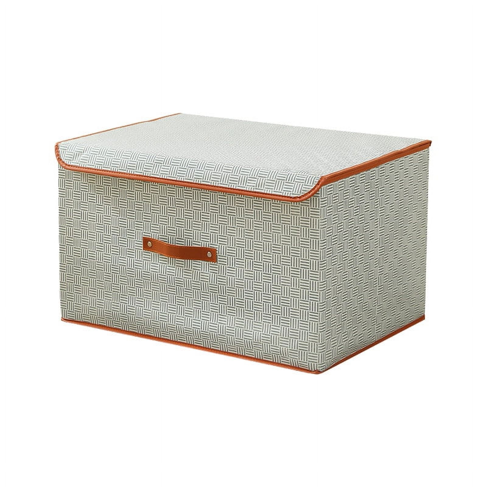 Connected Lid Storage Box With Large Capacity Folding Clothes Storage ...