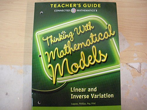 Pre-Owned Connected Mathematics 3 TEACHERS GUIDE Grade 8: Thinking With Mathematical Models ...