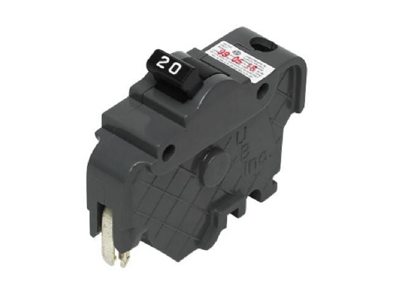 Connecticut Electric VPKUBIF20N Single Pole Circuit Breaker, Type NA ...