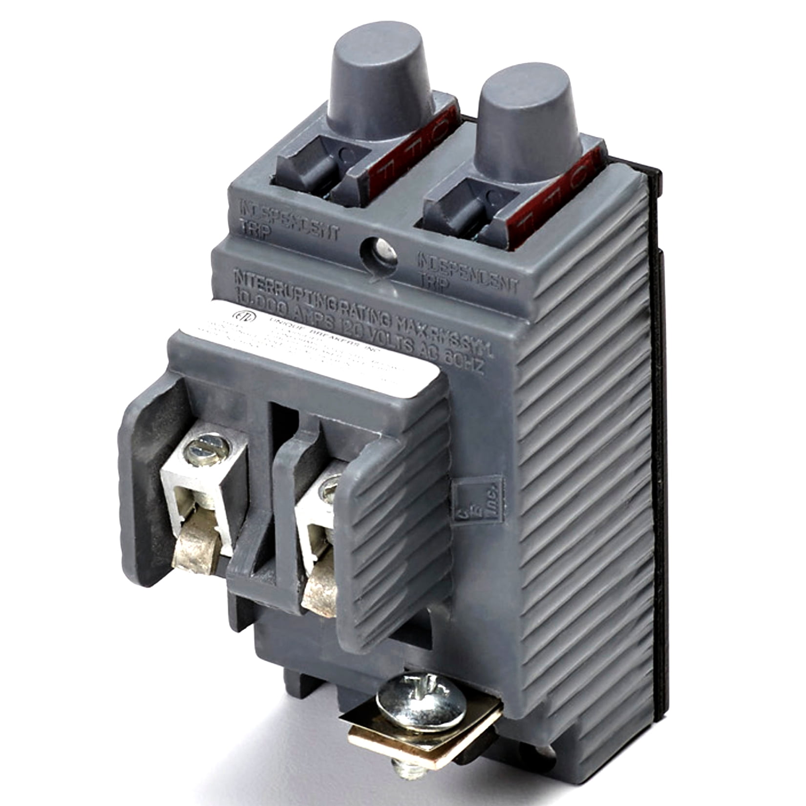 Connecticut Electric Pushmatic Circuit Breaker, 20/20 Amp, Twin 1-Pole ...