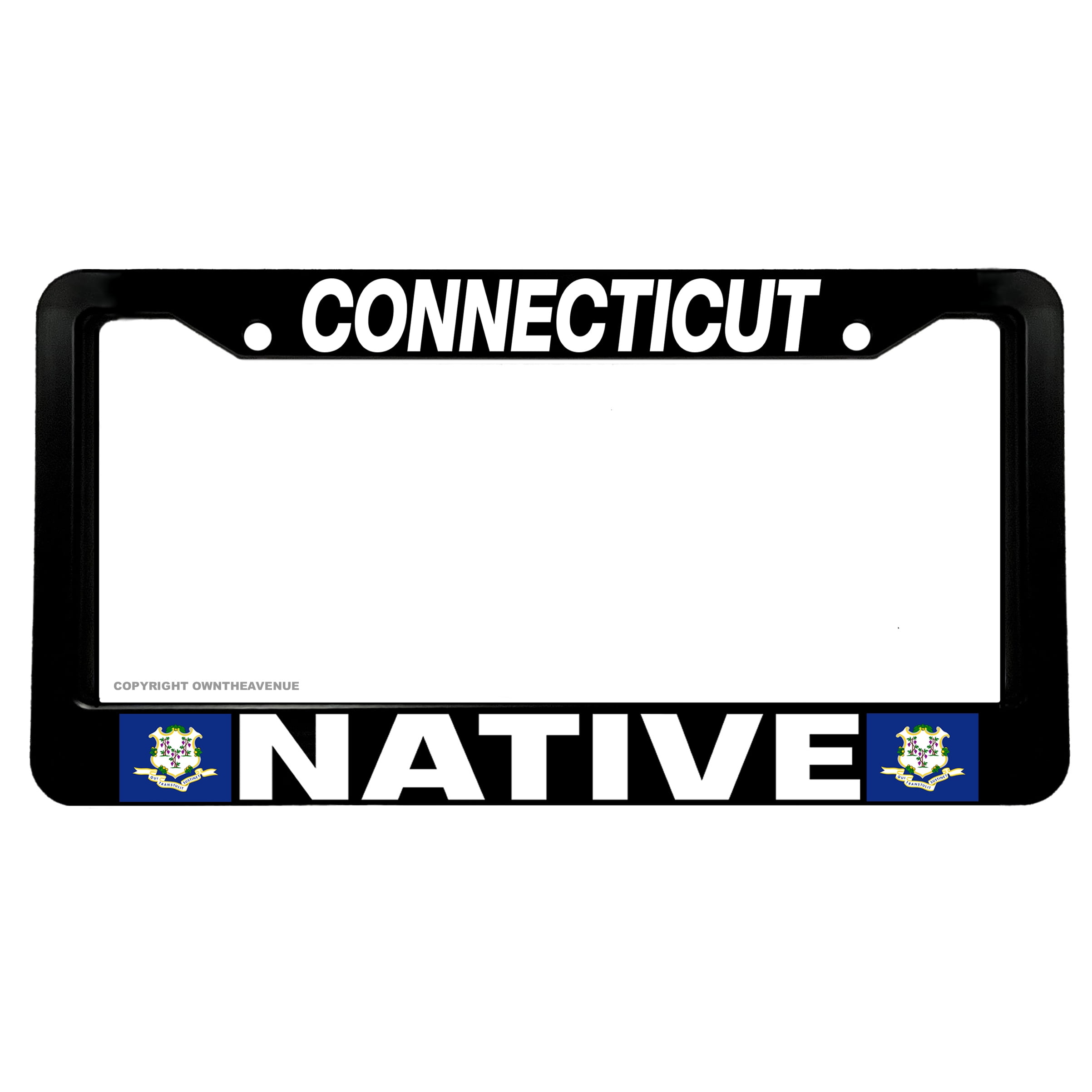 Connecticut Flag Native License Plate Frame - Walmart.com