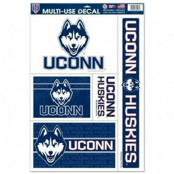 Connecticut Huskies Decal 11x17 Ultra 11in. x 17in. - Walmart.com