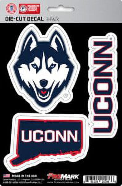 Connecticut Huskies Team Decal Set - Walmart.com