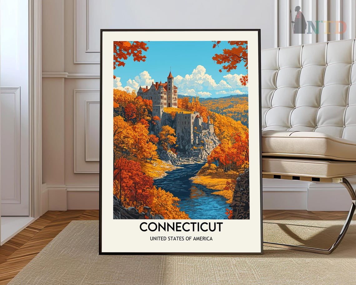 Connecticut Print, Connecticut Art, Connecticut Photo, Connecticut ...