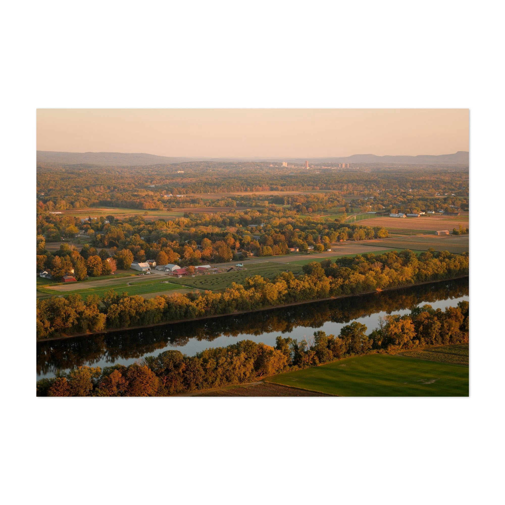 The Connecticut River from Mount Sugarloaf 02 - Deerfield Massachusetts ...