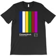 Connecticut State Flag Funny Original Minimalist Artwork Holiday Graphic H49304 Unisex T-Shirt ...