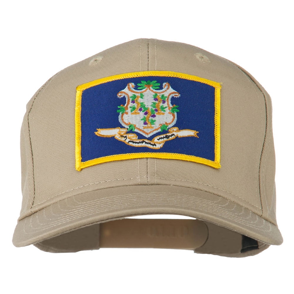 Connecticut State High Profile Patch Cap - Khaki OSFM - Walmart.com