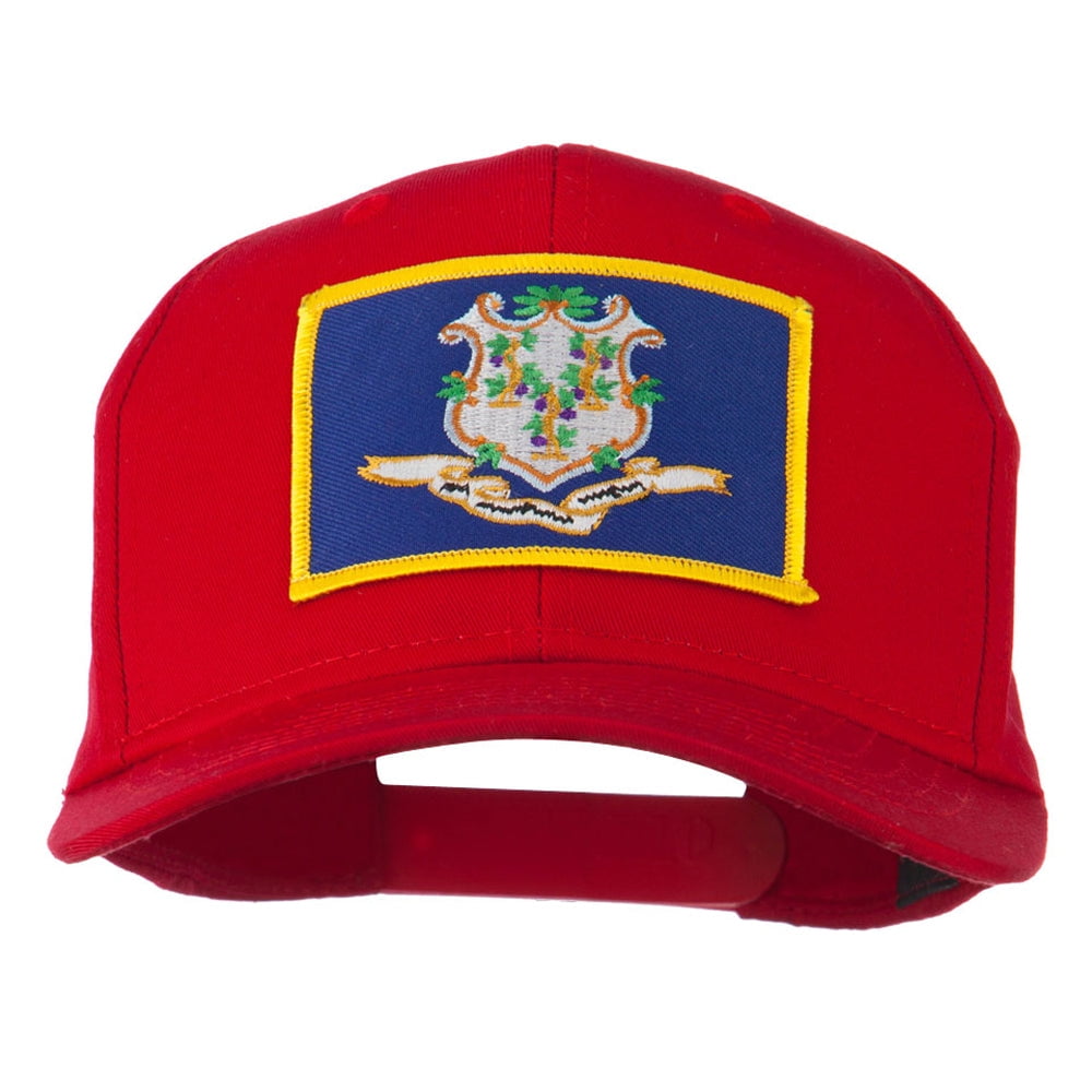 Connecticut State High Profile Patch Cap - Red OSFM - Walmart.com