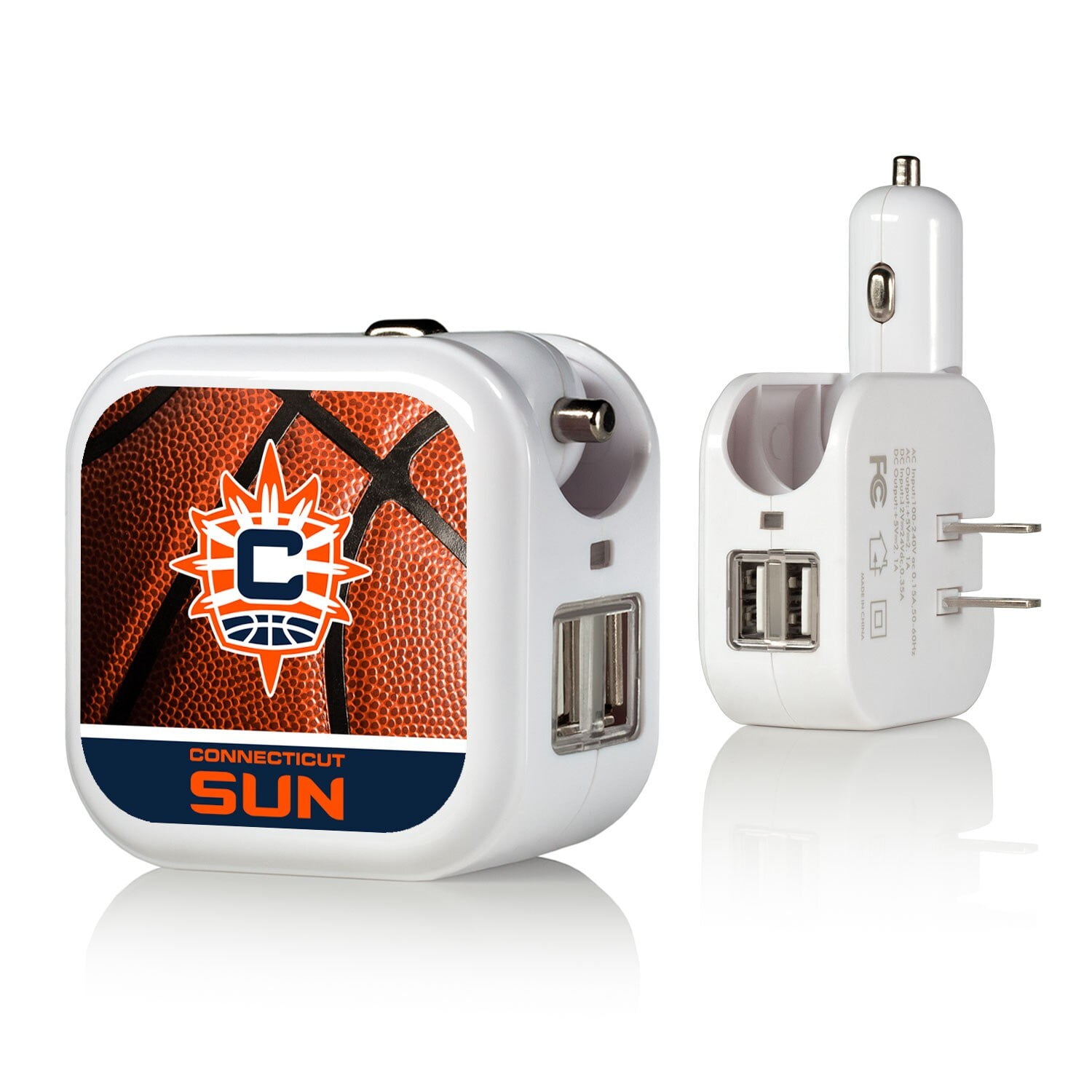 Connecticut Sun Basketball Design USB Charger - Walmart.com