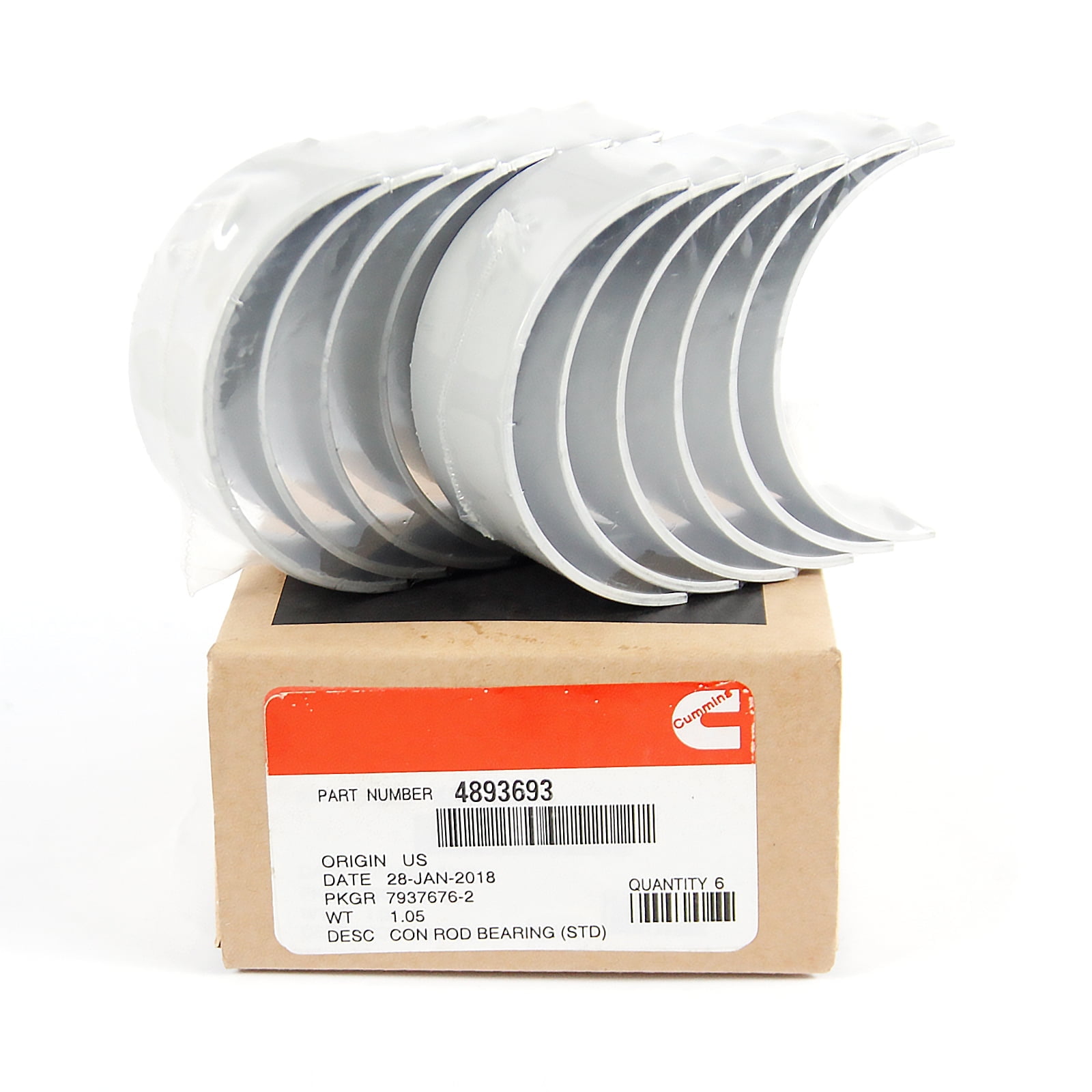 Connecting Rod Bearing for 03-08 Cummins 5.9 6.7 Turbo 24V ISBE 3969562 ...