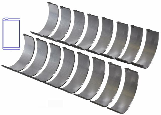 Connecting Rod Bearings Set | Compatible with Ford 6.1L 370/7.0L 429/7 ...