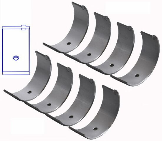 Connecting Rod Bearings Set | Compatible with Toyota 1.6L 4AFE/4AF/4AC ...